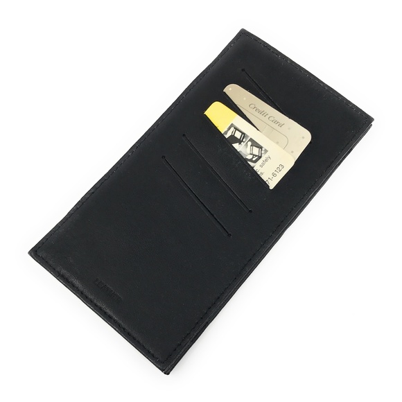 Wonder Wallet | Bags | Nwt Wonder Wallet Checkbook Size Black Leather ...